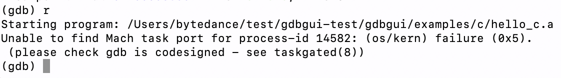 Query How To Solve The Sudo Gdb Issue On Mac · Issue 411 · Cs01 Gdbgui · Github