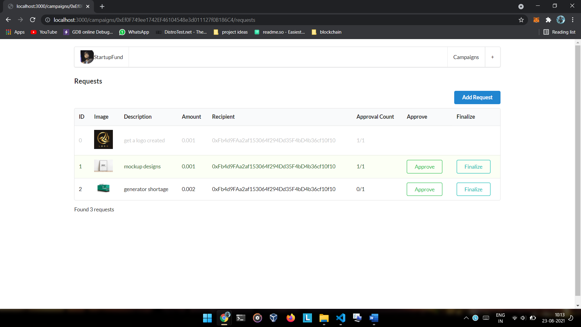 GitHub - creaator-afk/startup_fund: A Decentralized crowdfunding ...
