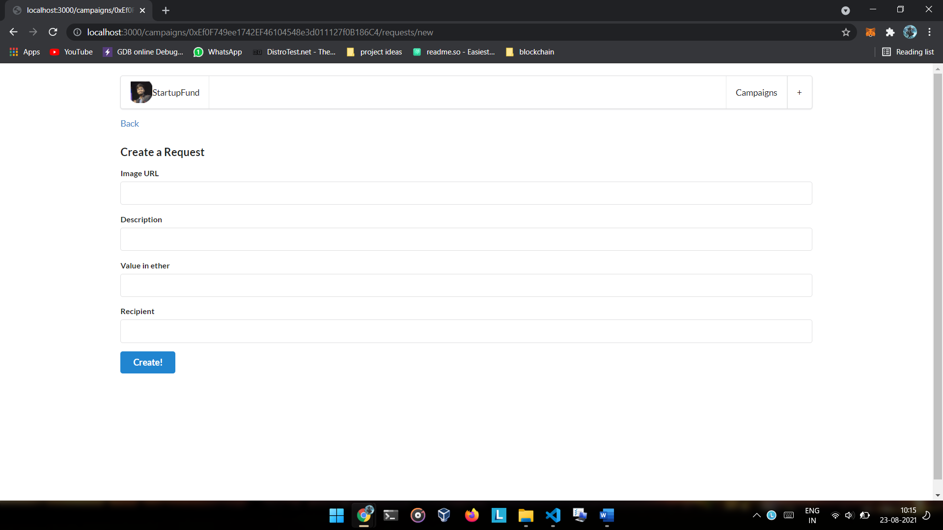 GitHub - creaator-afk/startup_fund: A Decentralized crowdfunding ...