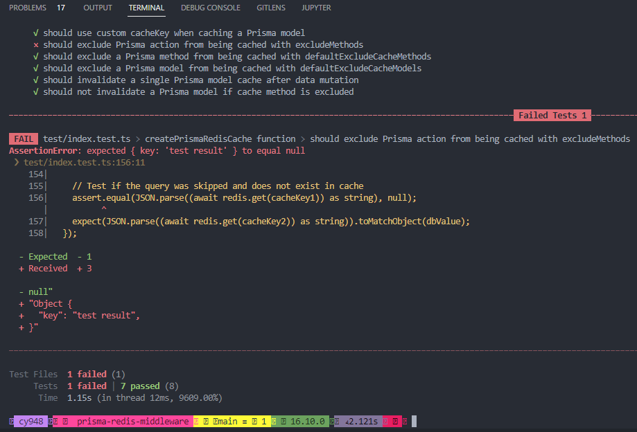 Property `CreatePrismaRedisCache.models.excludeMethods` not work · Issue #165 · Asjas/prisma ...
