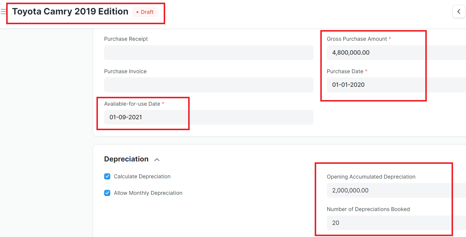 Asset Deprecation Problem - ERPNext v13.11.0 · Issue #27579 · frappe/erpnext · GitHub
