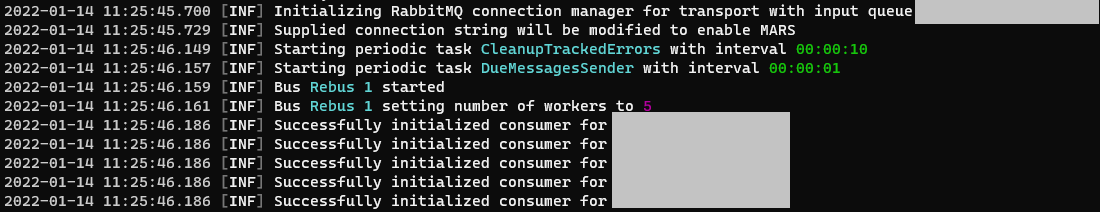 Version 7.3.2 does not create consumers as expected · Issue #92 · rebus ...