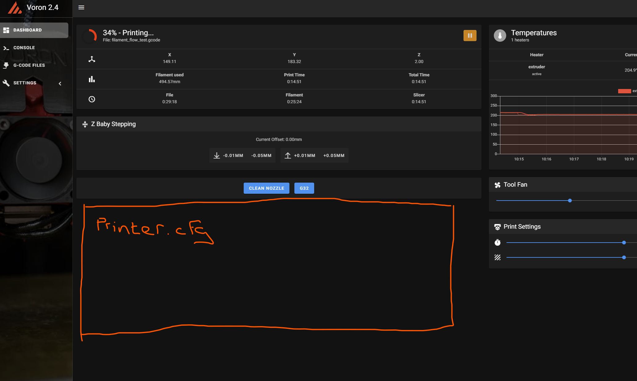 [FR] Make printer.cfg editable in panel in dashboard. · Issue #119 · mainsail-crew/mainsail · GitHub