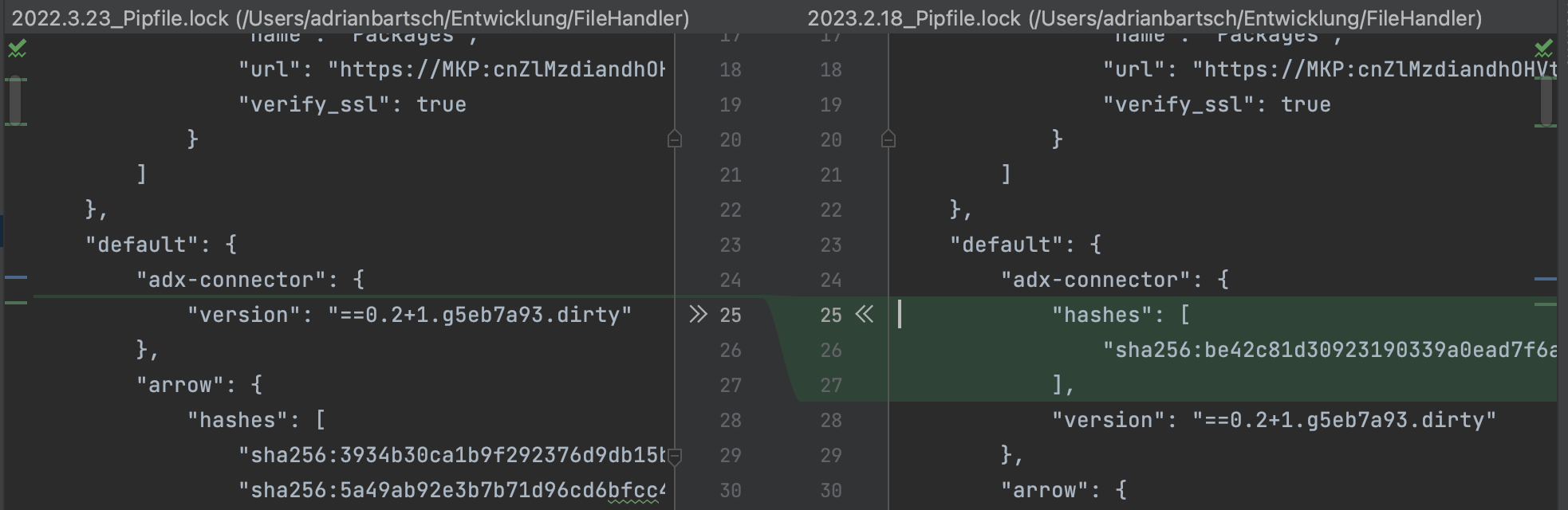 Installation of private subdependencies fails since version 2022.3.23 ... Installation of private subdependencies fails since version 2022.3.23 ...