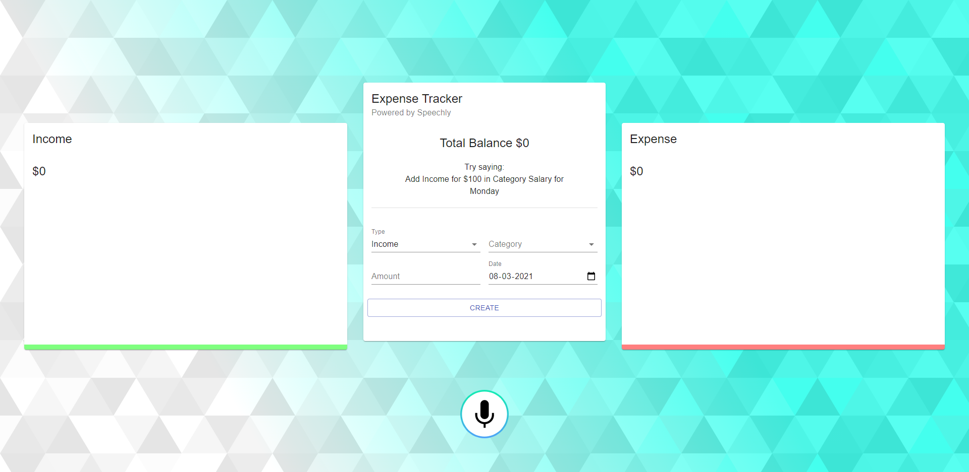 GitHub - SinghInder101/Voice-Powered-Expense-Manager: A voice powered where one can use his/her ...