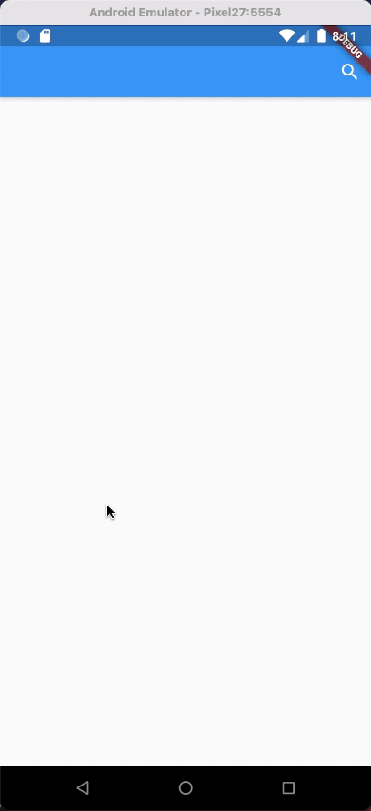 Flutter - The default value of query in showSearch(query: 'one') is acting buggy in Android 8.1. ...