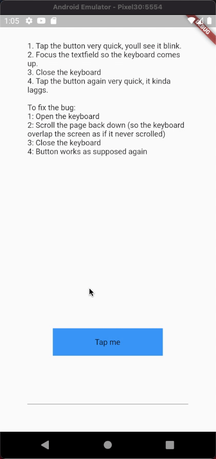 App Becomes Slow When Screen Got Scrolled Back By Closing Keyboard · Issue 77171 · Flutter 