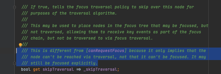 SelectableText highlight does not work correctly when canRequestFocus=false · Issue #77721 ...
