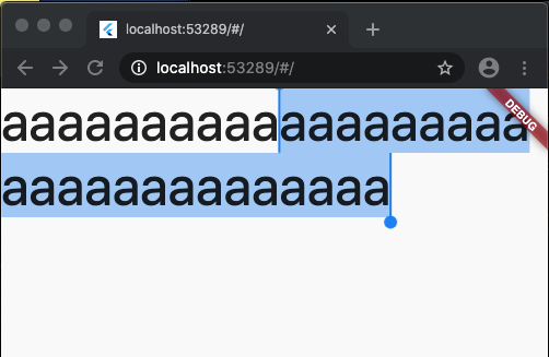 Selectabletext Sometimes Show Selection Handles On Flutter Web · Issue 69001 · Flutterflutter