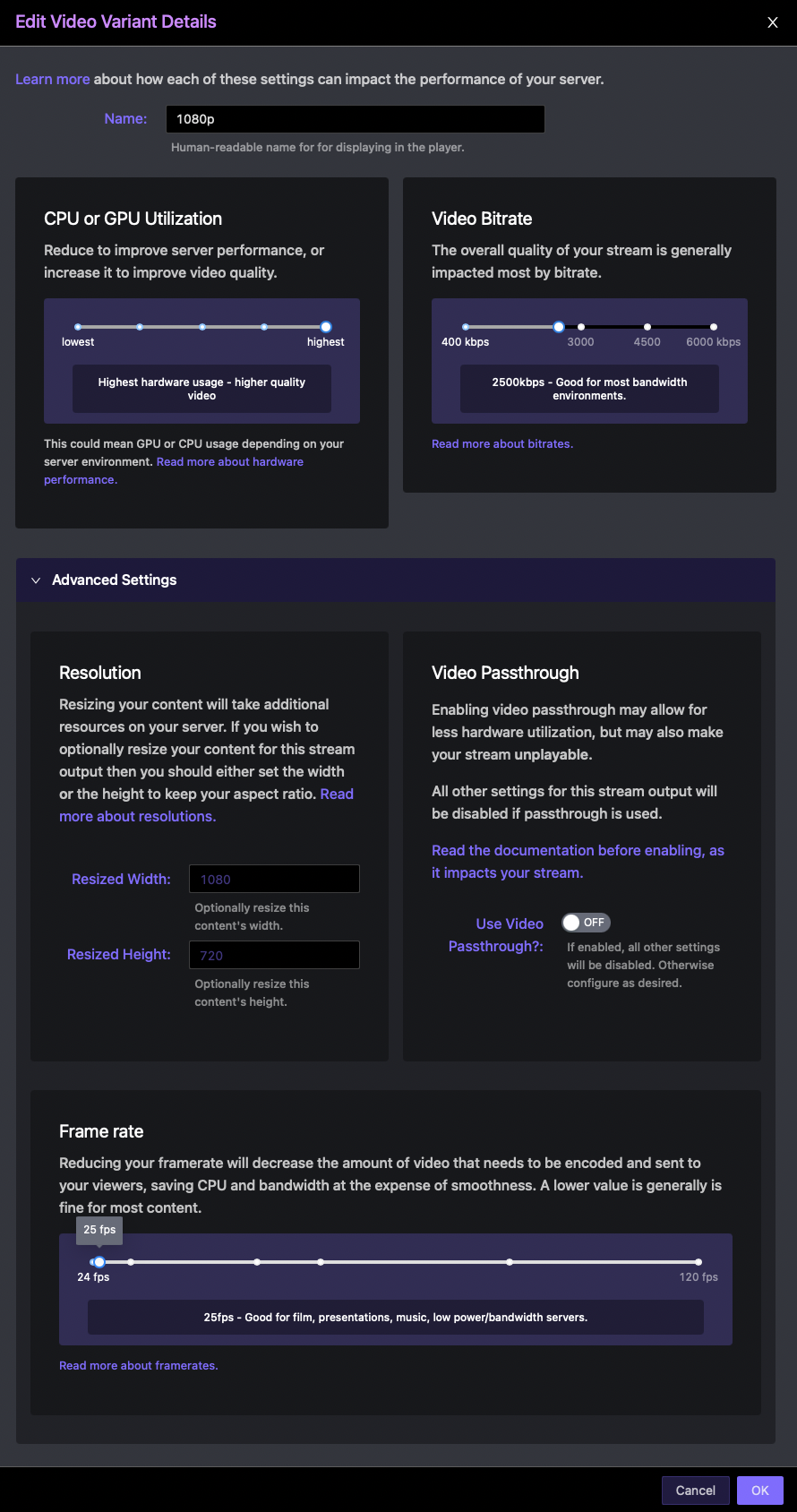 ffmpeg errors in owncast.log file when using resized stream outputs · Issue #2682 · owncast ...