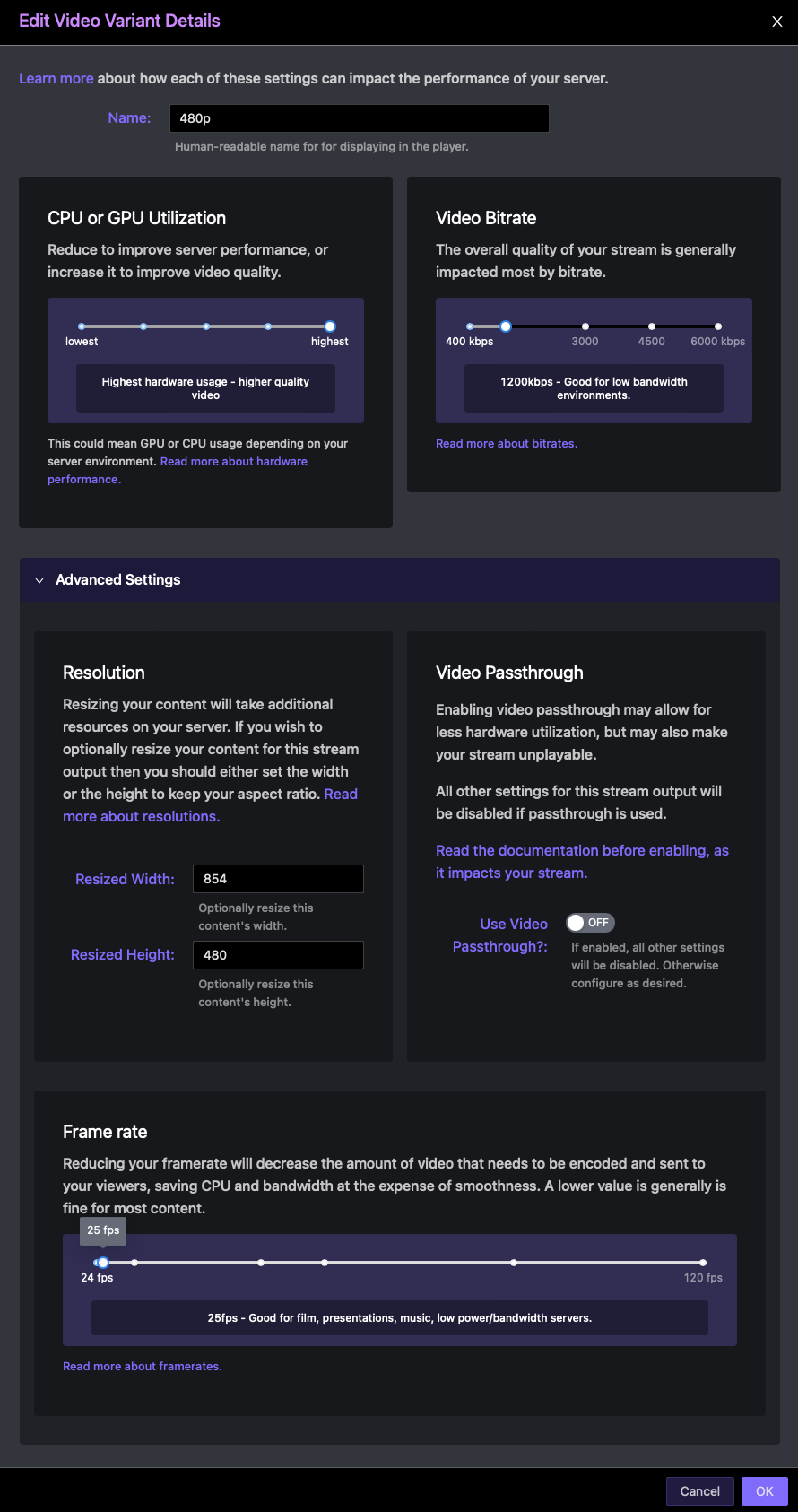 ffmpeg errors in owncast.log file when using resized stream outputs · Issue #2682 · owncast ...