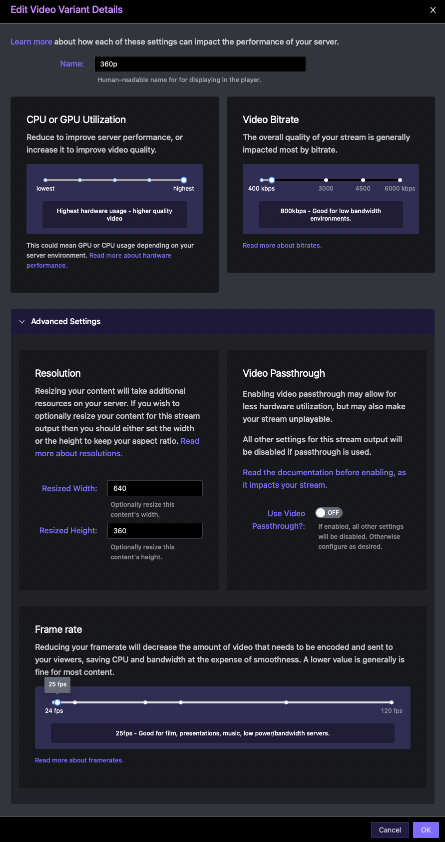 ffmpeg errors in owncast.log file when using resized stream outputs · Issue #2682 · owncast ...
