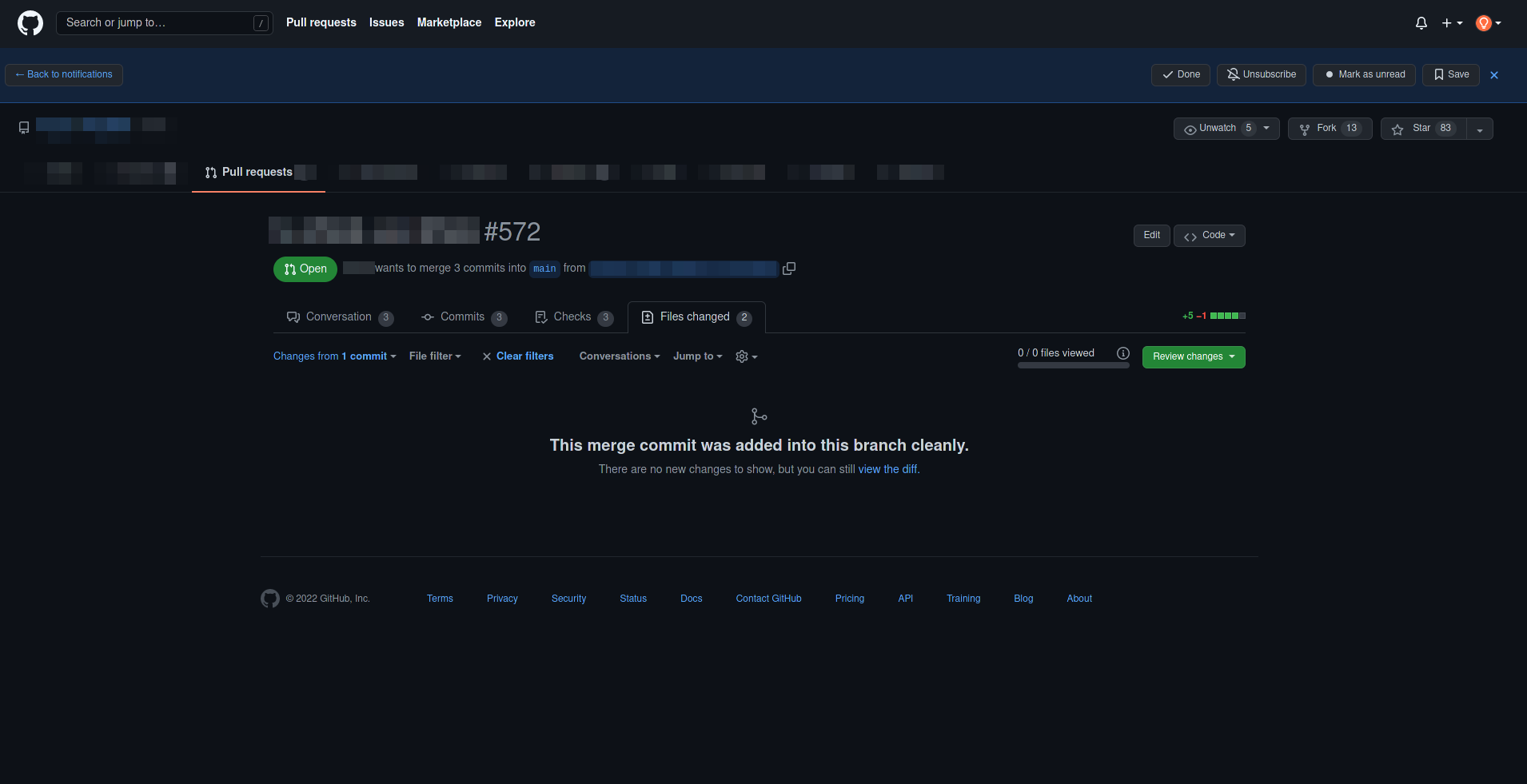Better notifications when a merge commit is added to a PR · community · Discussion #9862 · GitHub