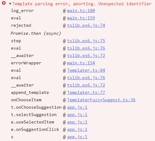 Withdrawn: Parsing Errors · Issue #246 · SilentVoid13/Templater · GitHub