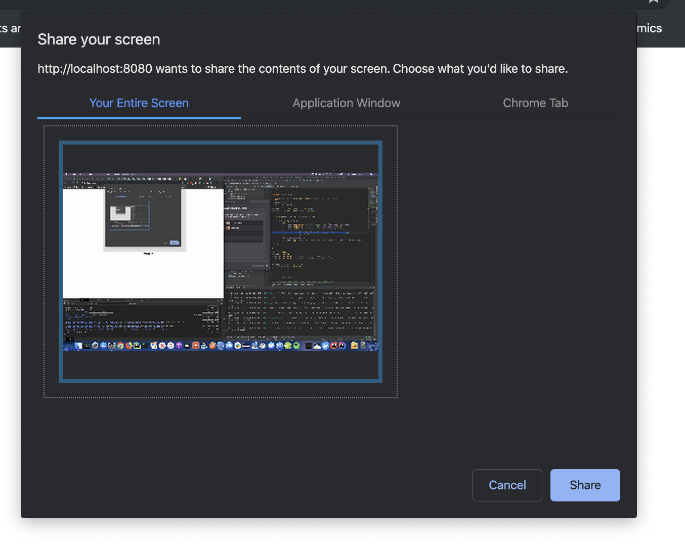 Screen Sharing on Chrome broken after macOS Catalina 10.15 update · Issue #336 · OpenVidu ...