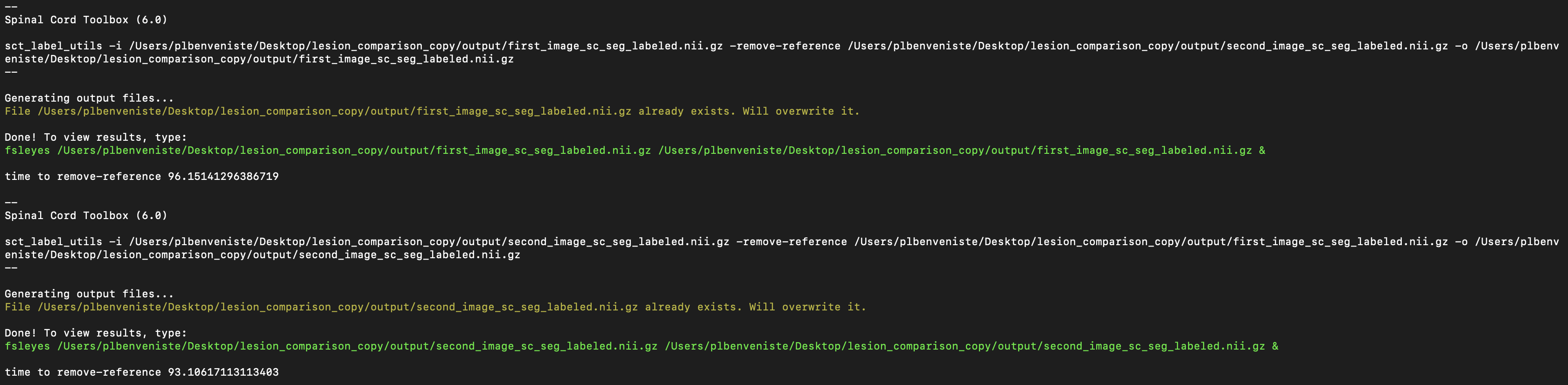 Very long computation time for sct_label_utils -remove-reference · Issue #4191 ...