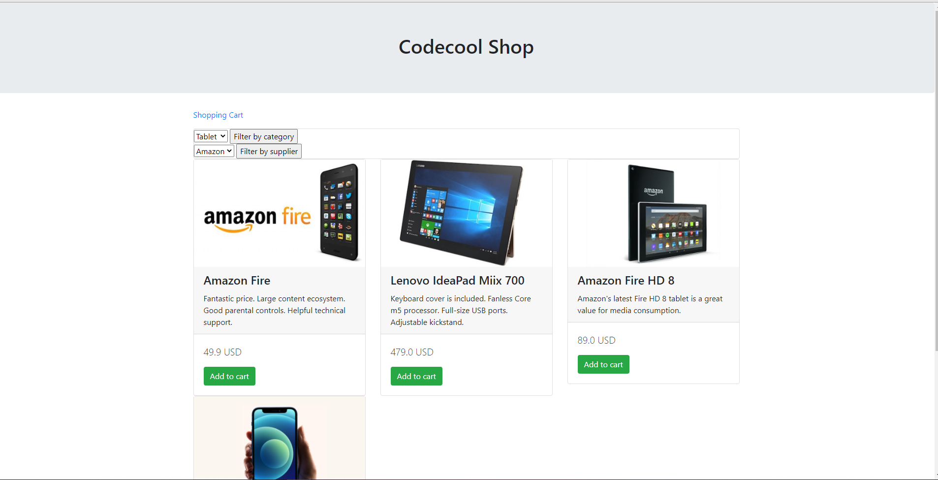 GitHub - andreimgr/codecool-shop