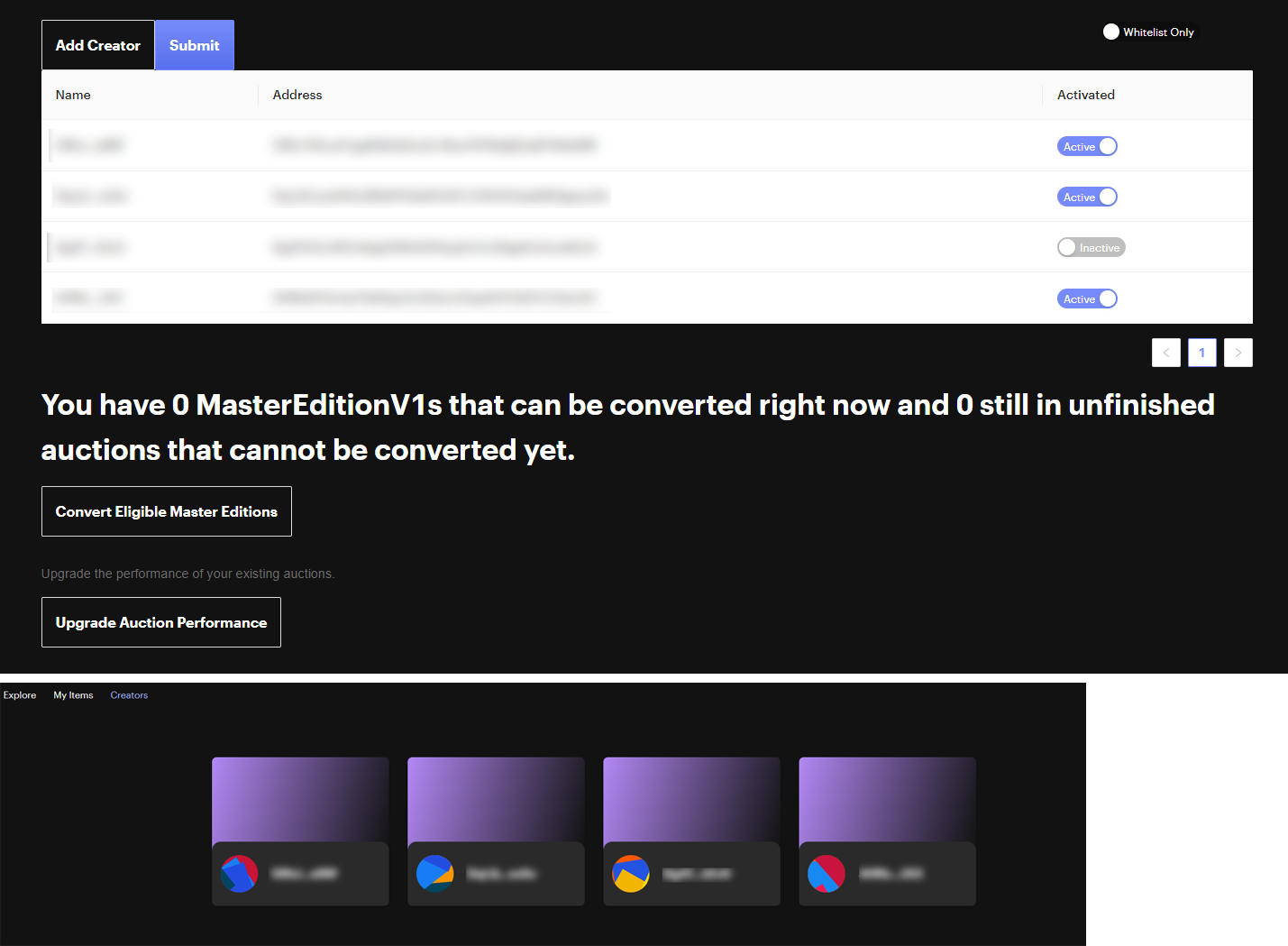 Remove creator from storefront · Issue #1703 · metaplex-foundation/metaplex · GitHub