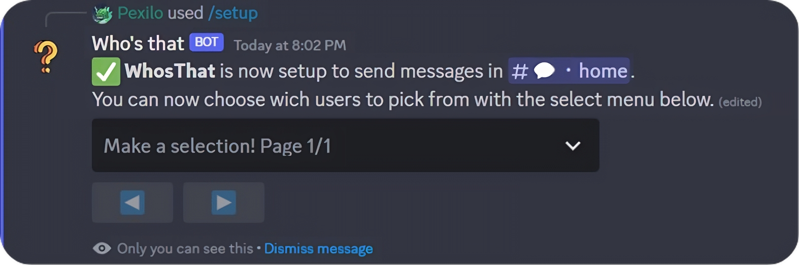 GitHub - Pexilo/Whos-That: 🙃 Guess who's the message author!