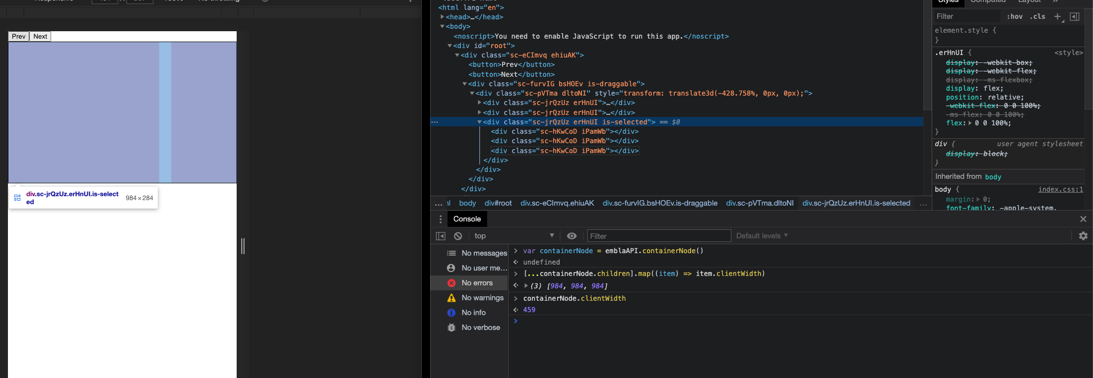 Ability to keep scrolling until we have reached the end of the scroll ...