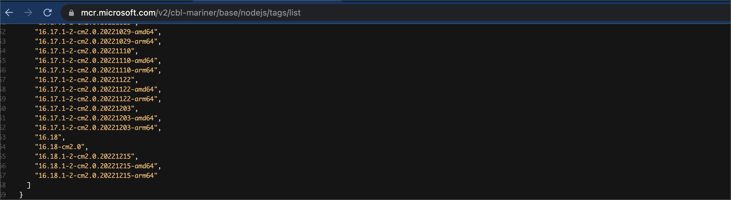 mariner amd dist latest + node.js 18 support · Issue #3231 · microsoft ...