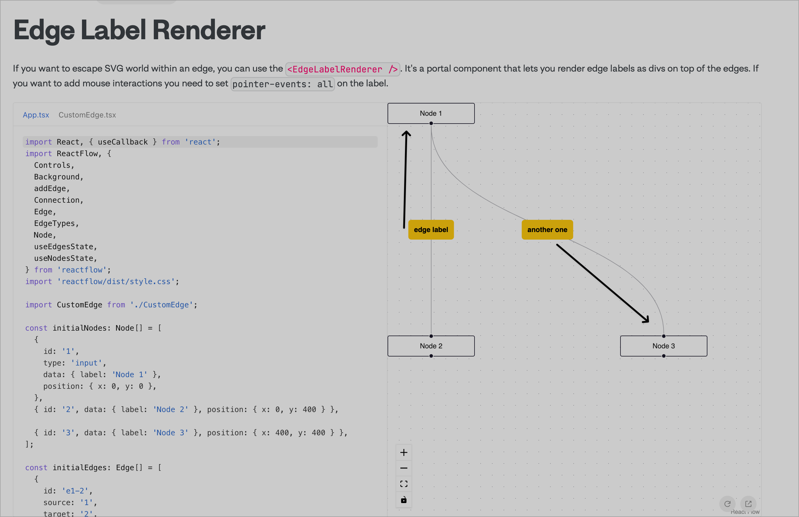 How to render edge text at the beginning or end of the edge path using ` ` ? · xyflow xyflow ...