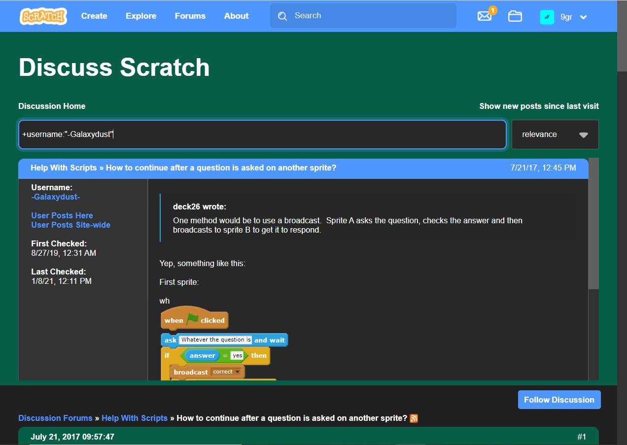 Forum Search - Scratchblocks error · Issue #1962 · ScratchAddons/ScratchAddons · GitHub
