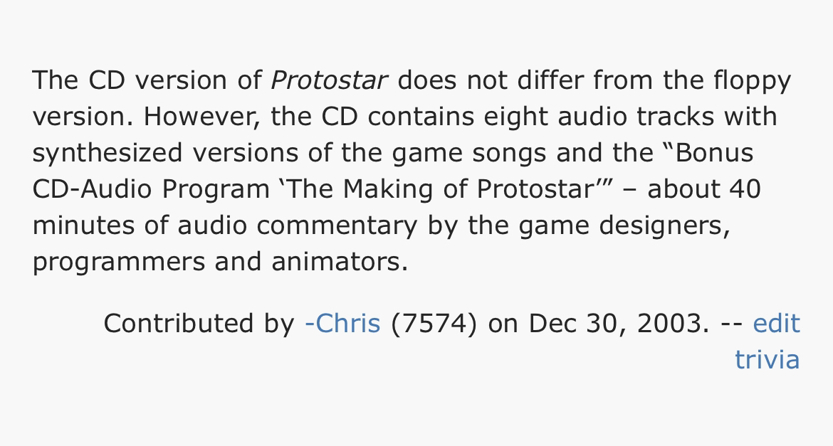 Protostar - War on the Frontier (1993) · Issue #2476 · exoscoriae/eXoDOS · GitHub