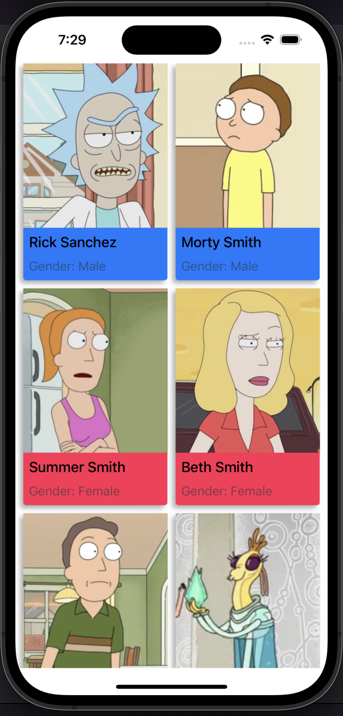GitHub - esralin/RickAndMorty: Rick and Morty iOS Application