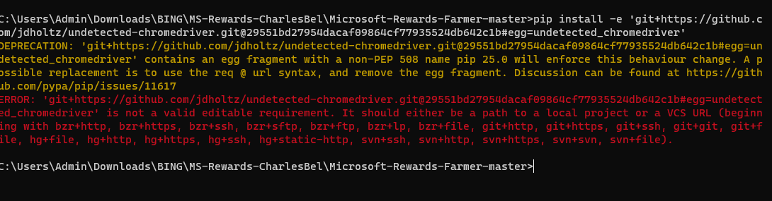 [BUG] Chrome driver too new? · Issue #283 · charlesbel/Microsoft-Rewards-Farmer · GitHub