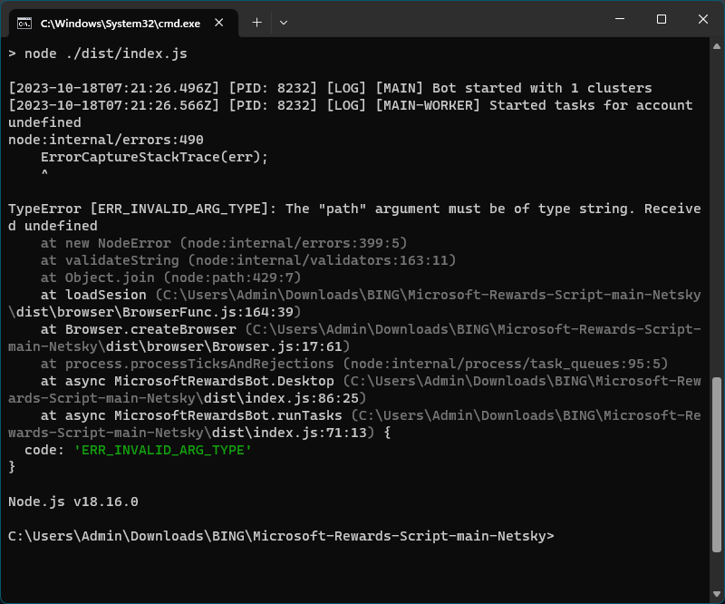 This Error Message Appears When Npm Start Run Is Executed · Issue 4 · Thenetskymicrosoft 