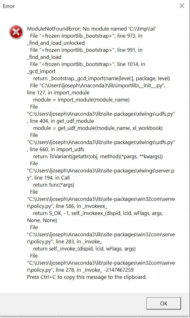 UDF issues · Issue #1748 · xlwings/xlwings · GitHub