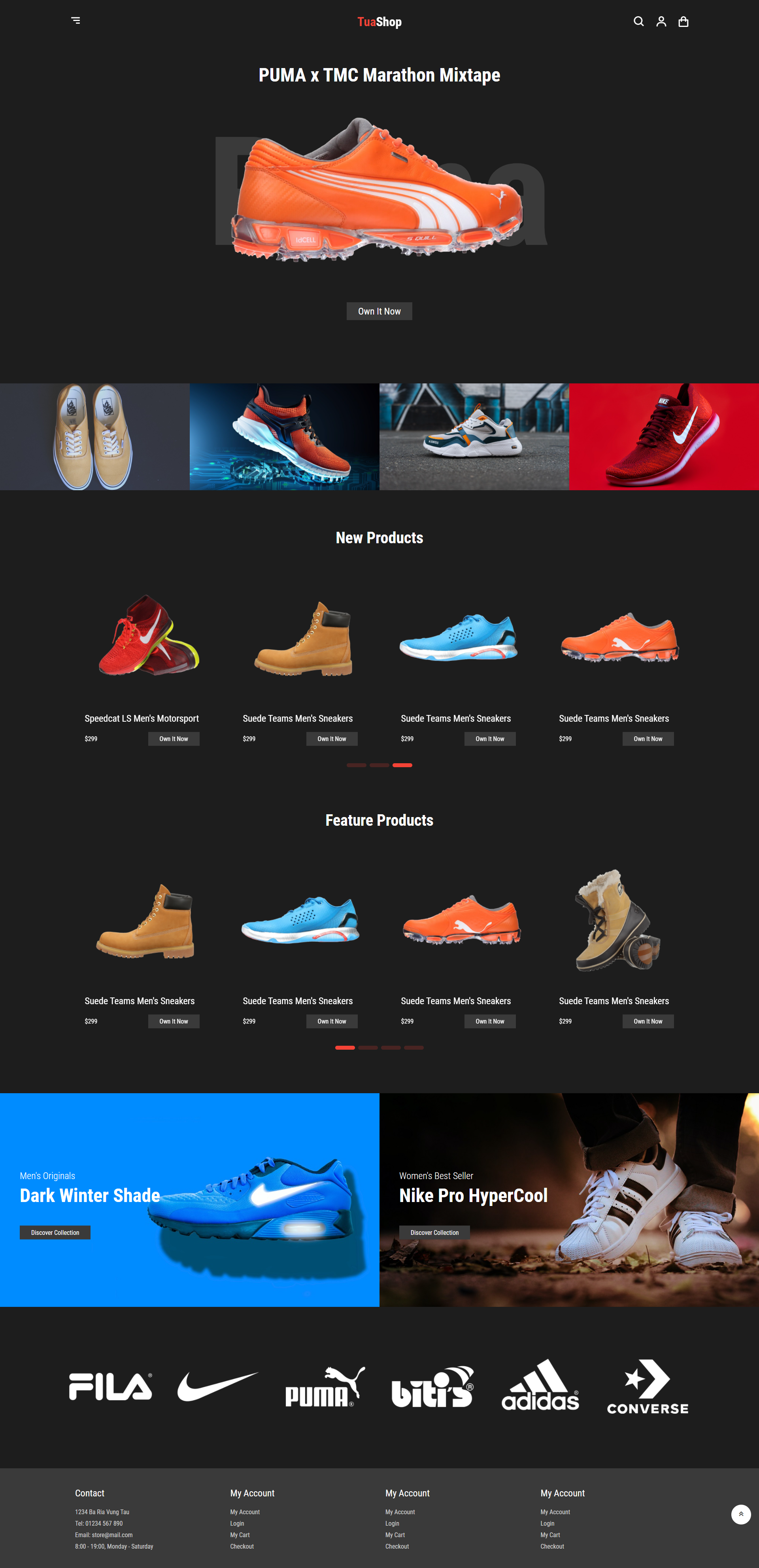 GitHub - trananhtuat/shoe-shop-homepage: Responsive Ecommerce Website ...