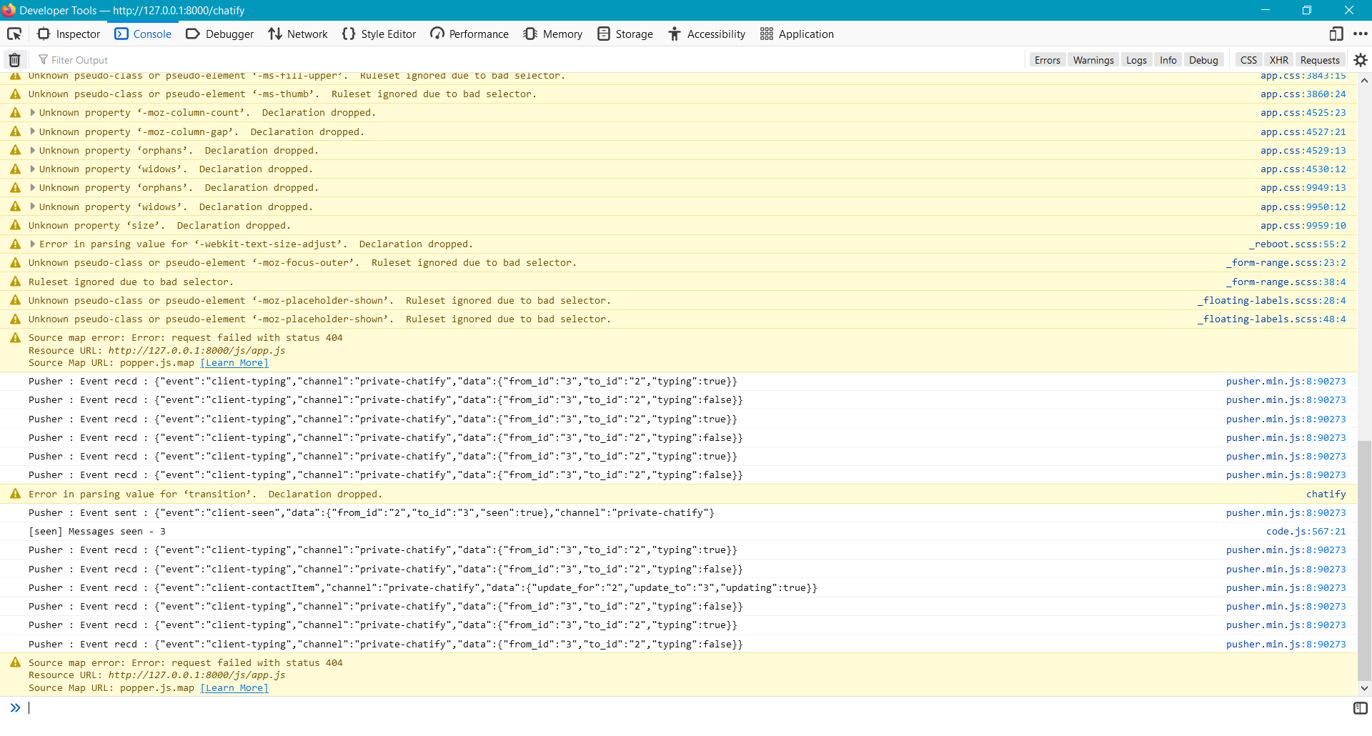 Real time chat · Issue #102 · munafio/chatify · GitHub