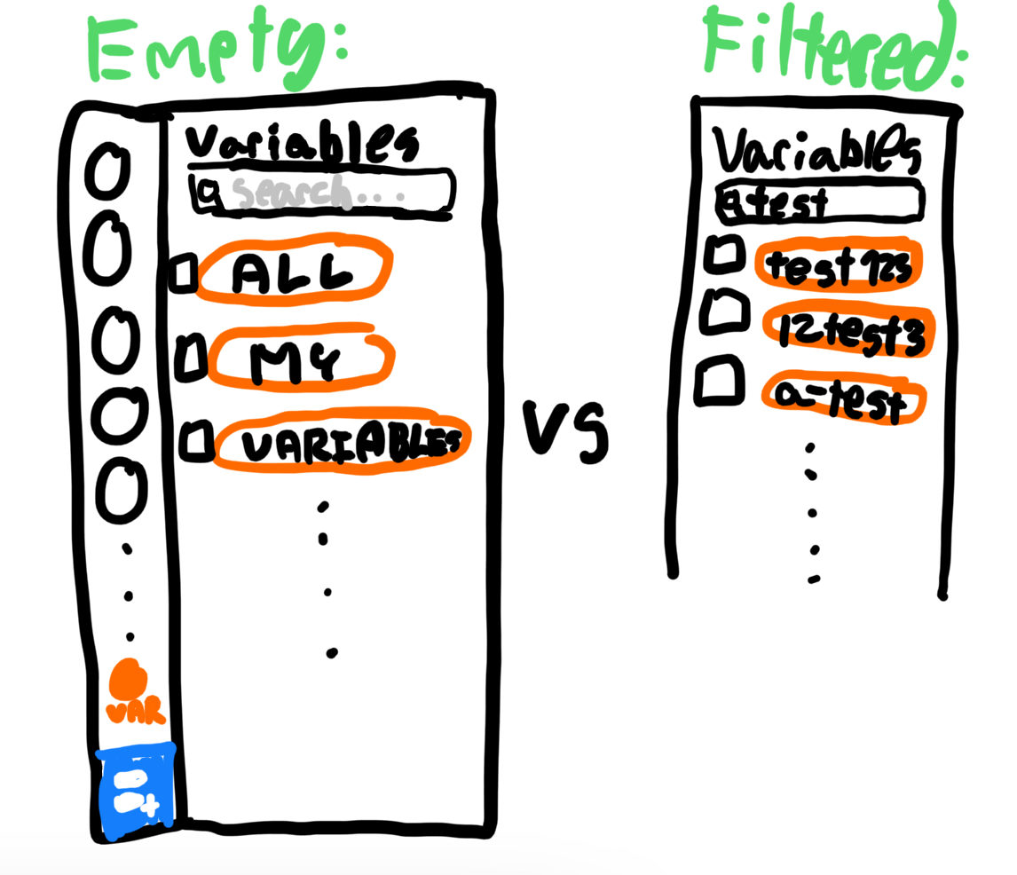 An addon to search variables in the block pallete · Issue #5004 · ScratchAddons/ScratchAddons ...