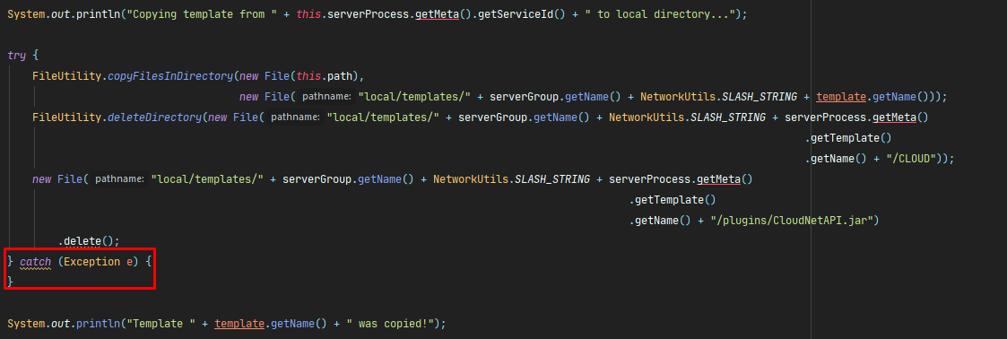 Incorrect management of errors when copying files for servers into the template · Issue #292 ...
