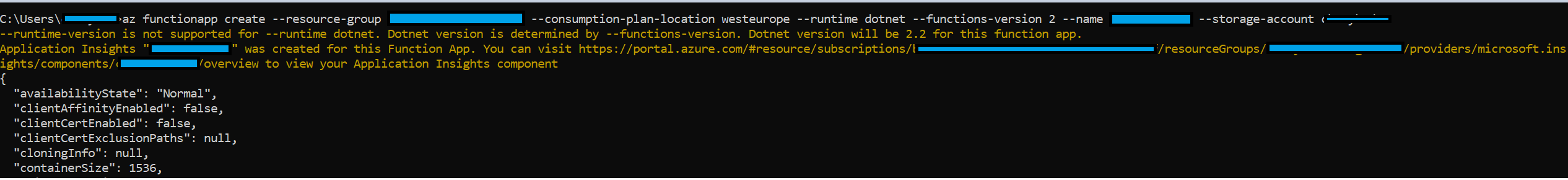 Incorrect sample commands · Issue #63765 · MicrosoftDocs/azure-docs · GitHub