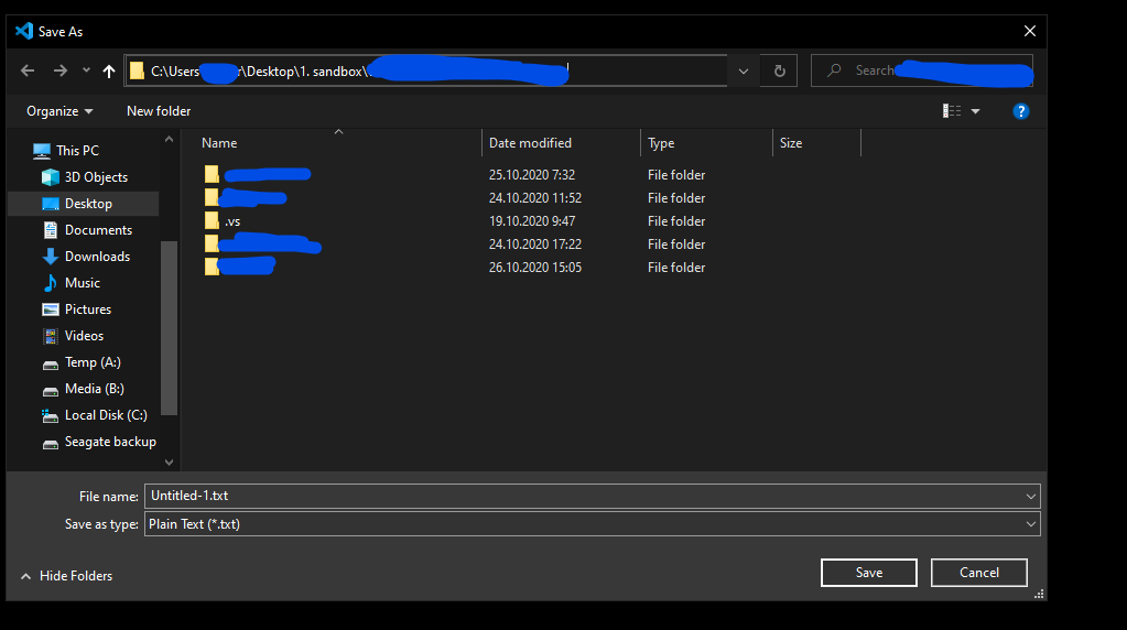 Vs Code Ctrln Not Save In Currently Opened Directory · Issue 109279 · Microsoftvscode · Github