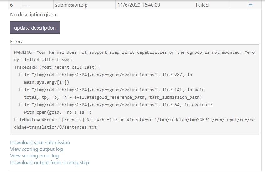 New scoring program and reference input data isn't updating on competition page · Issue #2847 ...