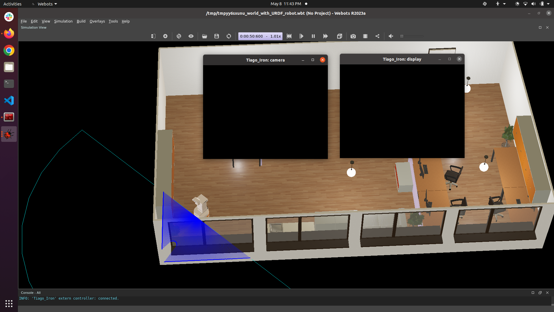 Camera Feedback Not Displayed in Tiego_Iron Simulation · Issue #735 ...