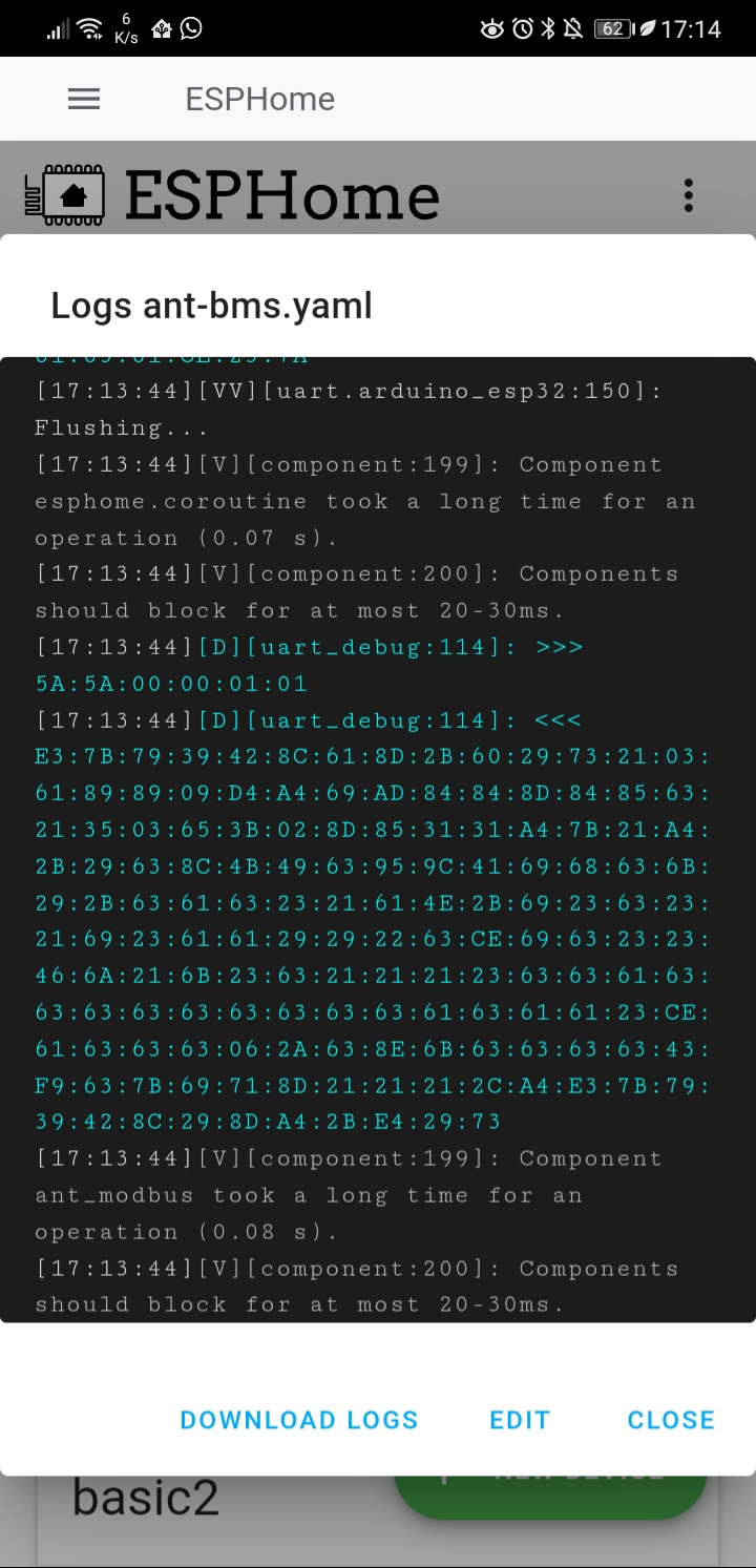 Collect BMS responses · Issue #1 · syssi/esphome-ant-bms · GitHub