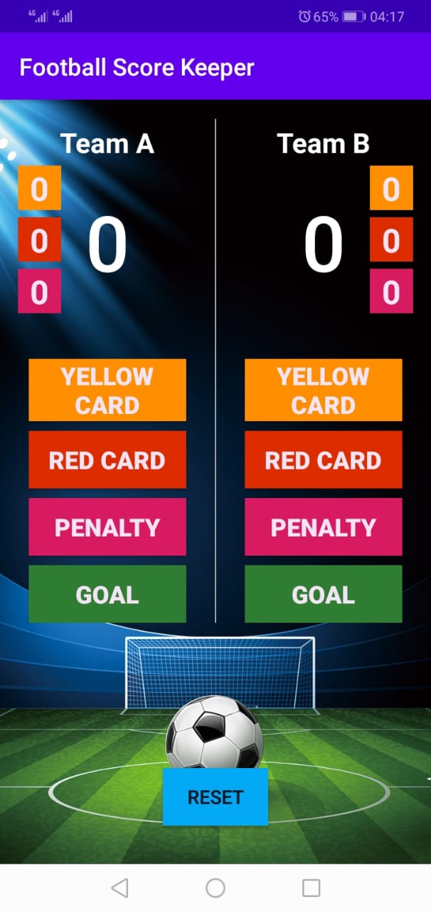GitHub - MohammadAshrf/Football-Score-Keeper: Football Score Keeper ...