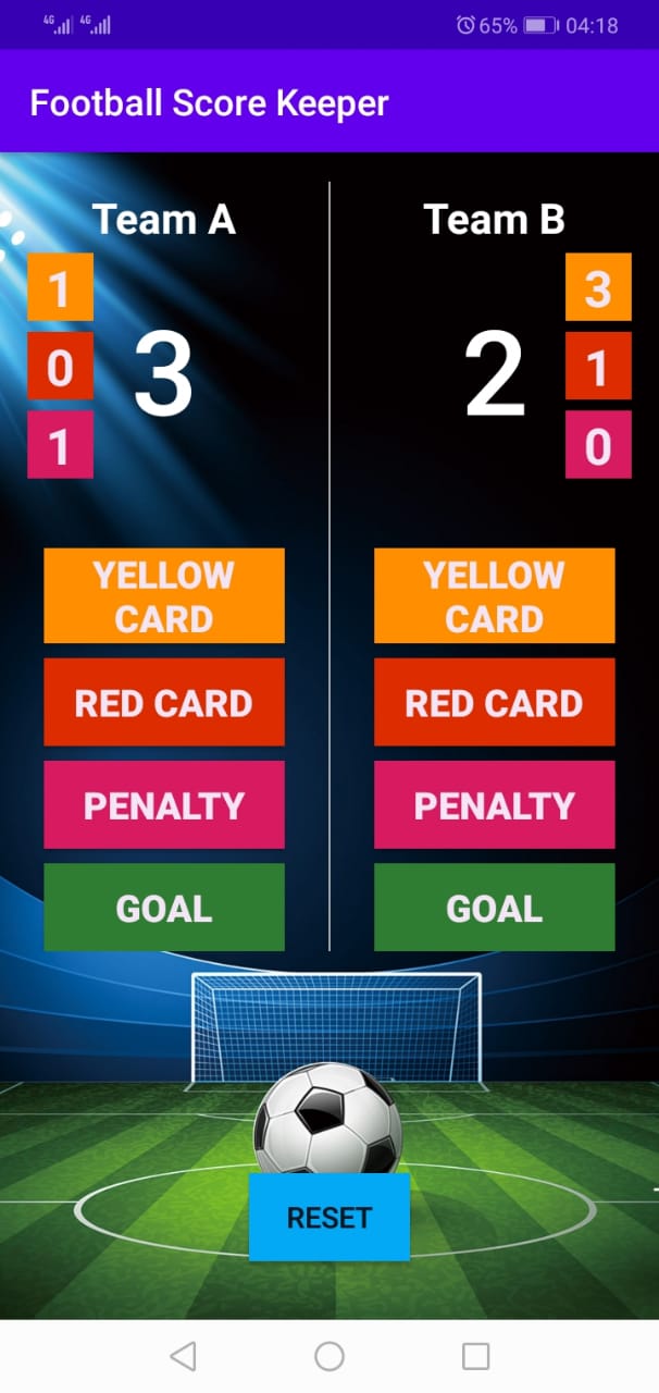 GitHub - MohammadAshrf/Football-Score-Keeper: Football Score Keeper ...