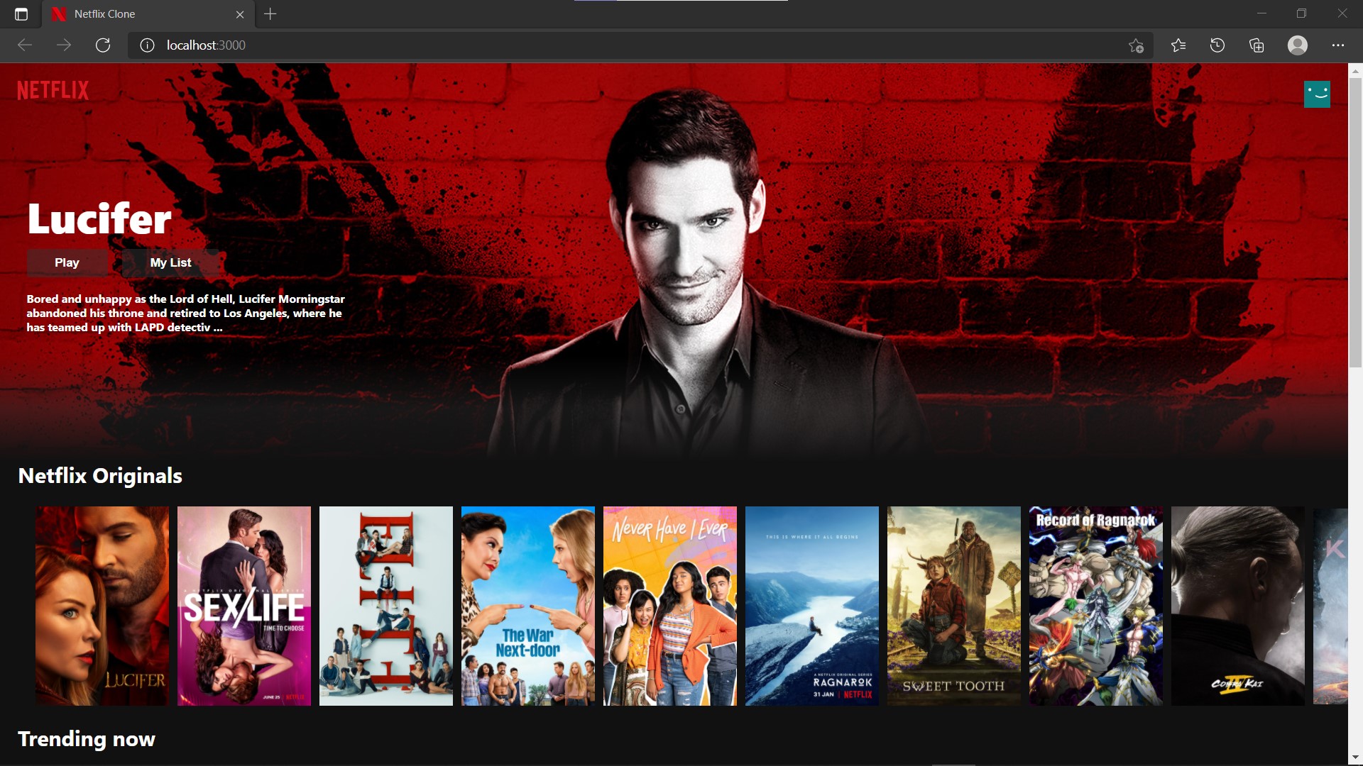 GitHub - Marija-Dj/NetflixClone