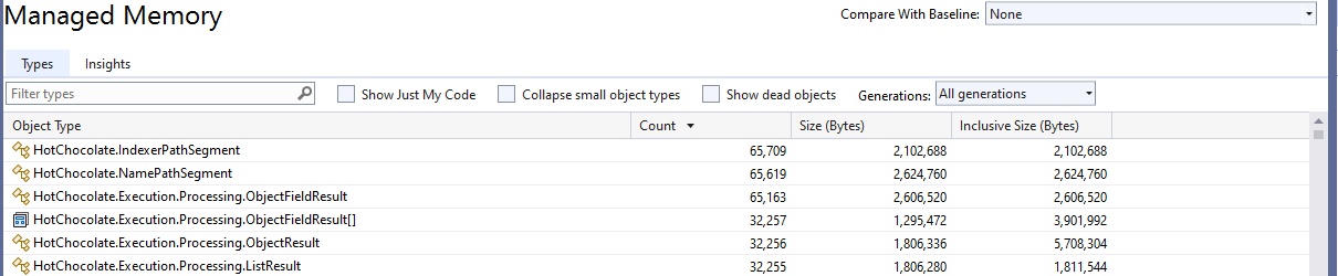Result Pooling causes exxessive memory usage · Issue #6343 · ChilliCream/graphql-platform · GitHub