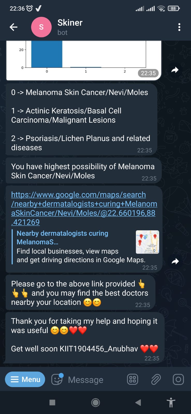 GitHub - Anubhav068/Skin-Disease-Detection-Telegram-Bot-Skiner-: This ...