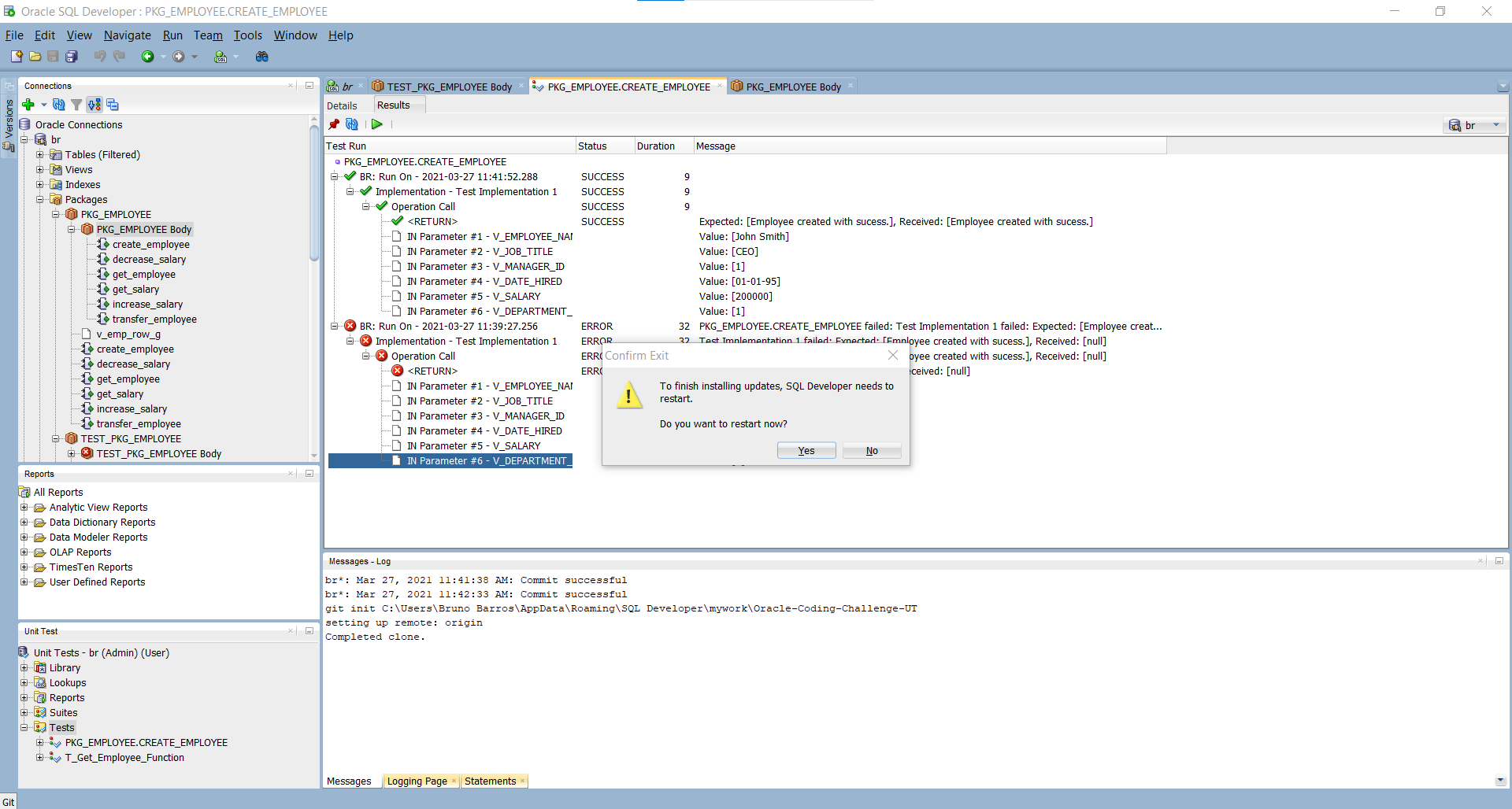 Pls 00201 Identifier Utexpect Must Be Declared · Issue 1129 · Utplsqlutplsql · Github 