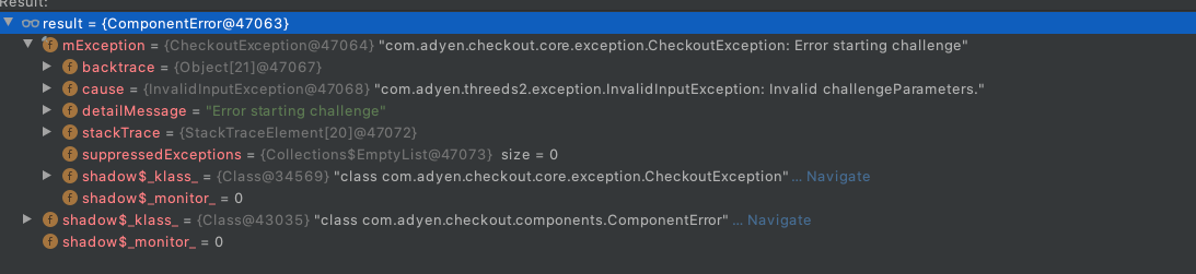 Invalid challengeParameters when trying to do challenge · Issue #33 · Adyen/adyen-3ds2-android ...