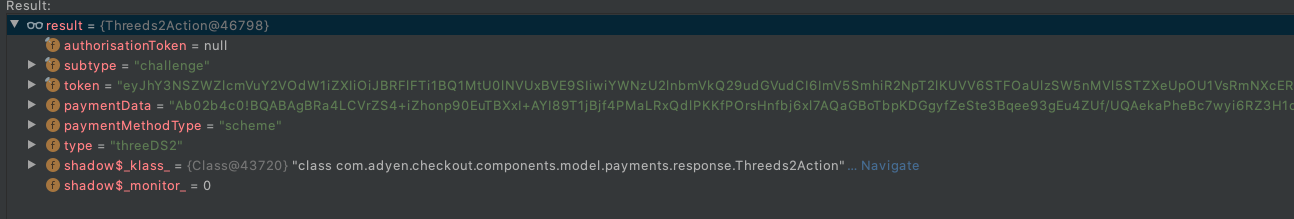 Invalid challengeParameters when trying to do challenge · Issue #33 · Adyen/adyen-3ds2-android ...