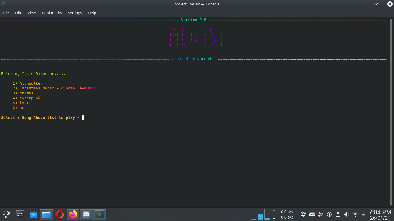 GitHub - N-narendra/MusicPlayer: A Simple MusicPlayer is Written By Bash And Easy To use.